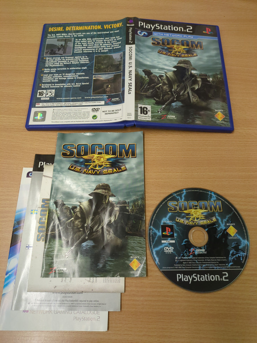 SOCOM: U.S. NAVY SEALs Sony PS2 game – retro game store uk - 8BitBeyond.com