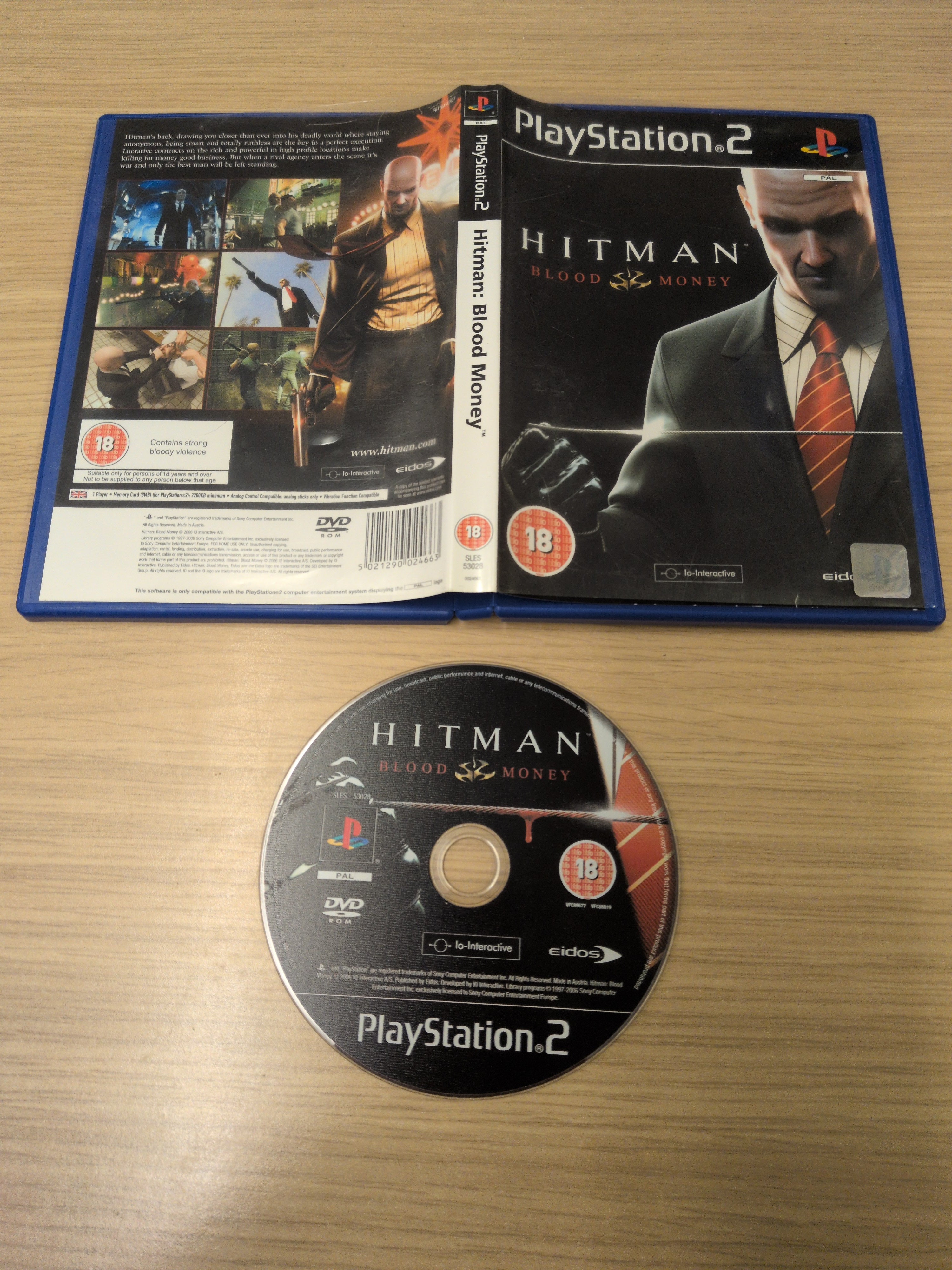 Hitman: Blood Money Sony PS2 game – retro game store uk - 8BitBeyond.com