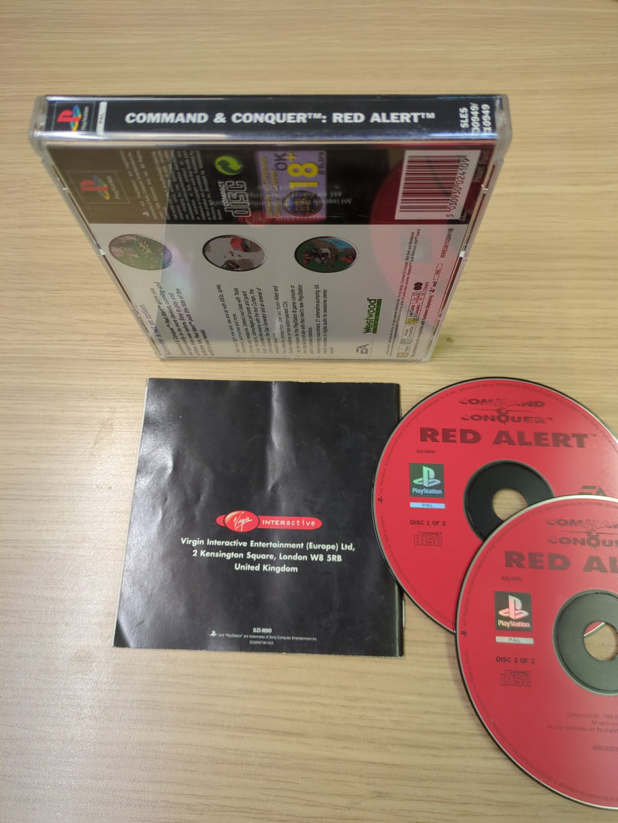 Command & Conquer: Red Alert (Value Series) Sony PS1 game – retro game ...
