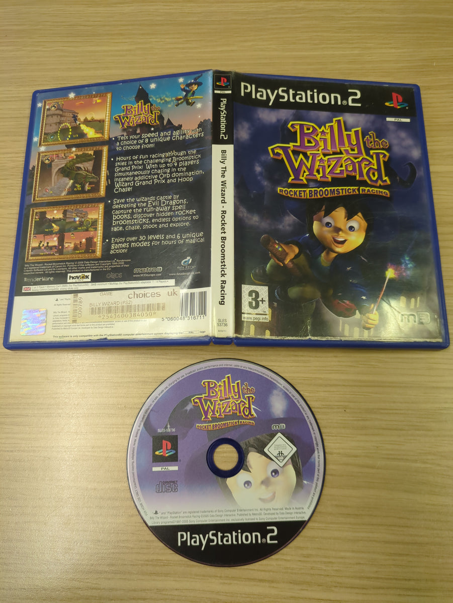 Billy The Wizard - Rocket Broomstick Racing Sony PS2 game – retro game ...