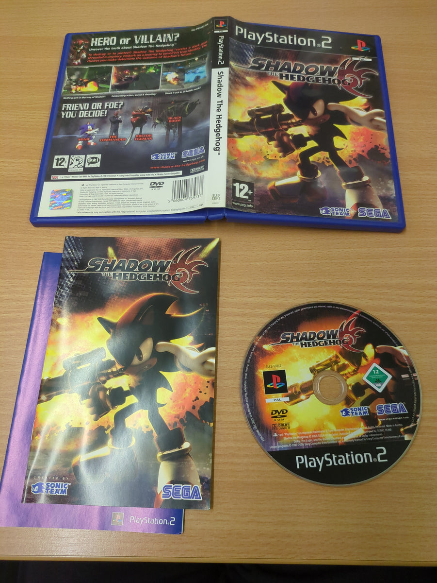 Shadow The Hedgehog Sony PS2 game – retro game store uk - 8BitBeyond.com