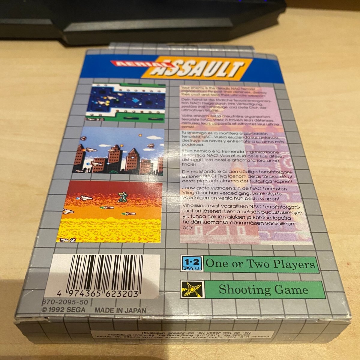 Aerial assault Sega game gear – retro game store uk - 8BitBeyond.com