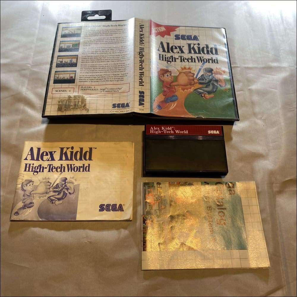 Alex Kidd: High-Tech World 17.99 8BitBeyond – retro game store uk ...