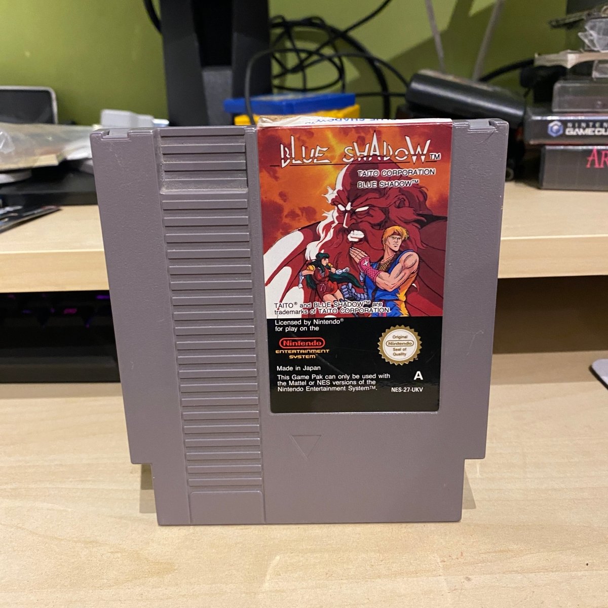 Blue shadow Nes game cart only – retro game store uk - 8BitBeyond.com