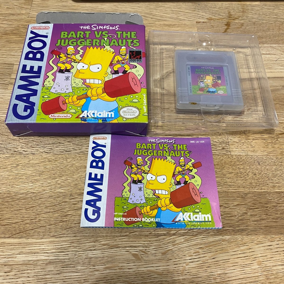 Game boy the simpsons Bart vs the juggernauts (USA ntsc) – retro game ...