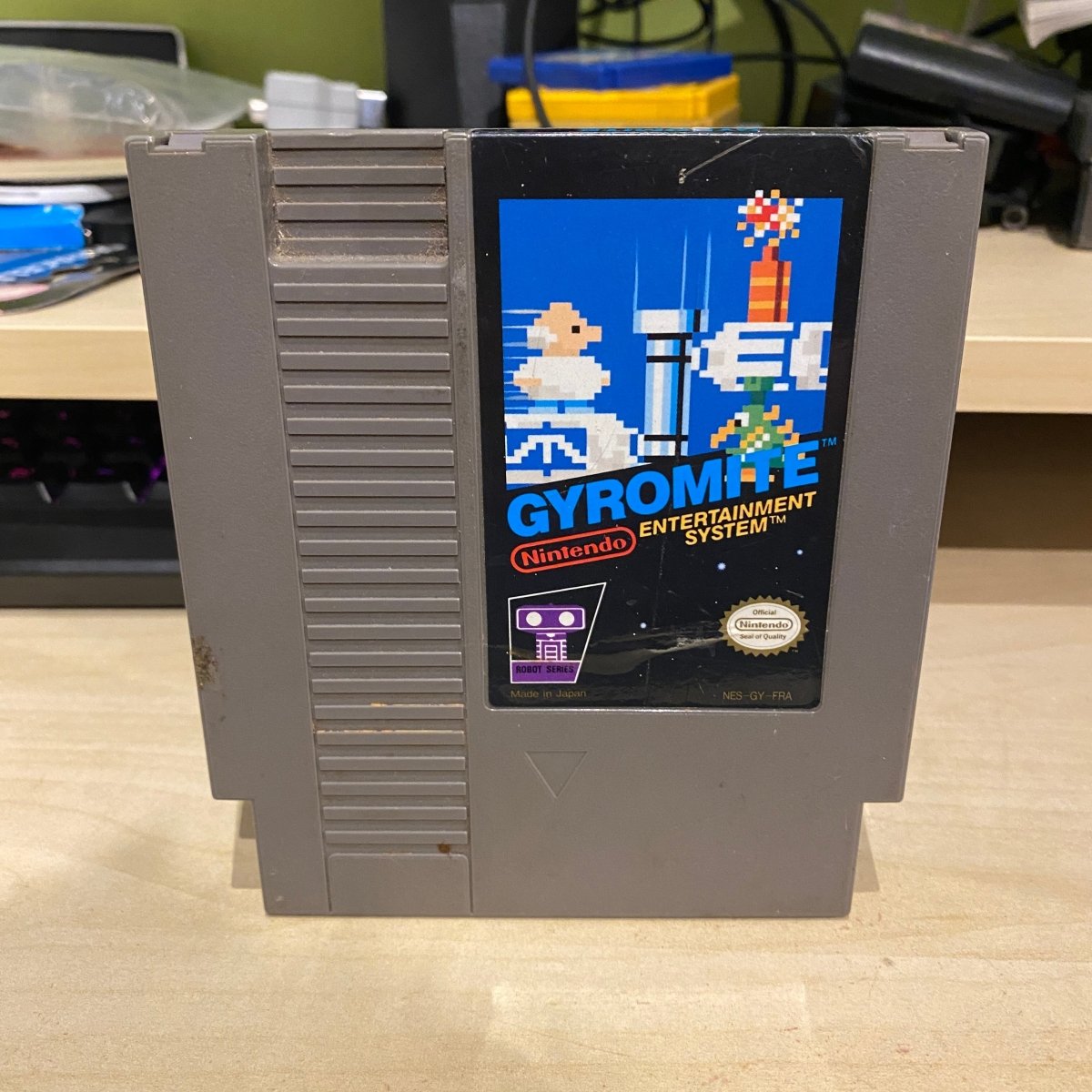 Gyromite nes game cart only – retro game store uk - 8BitBeyond.com