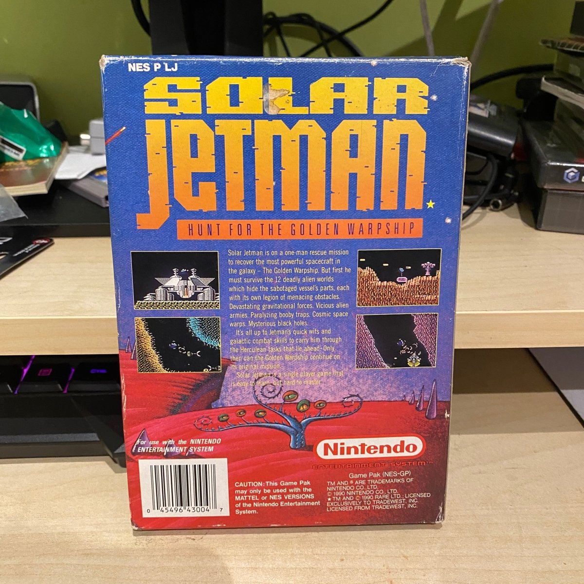 Solar jetman Nes game complete – retro game store uk - 8BitBeyond.com