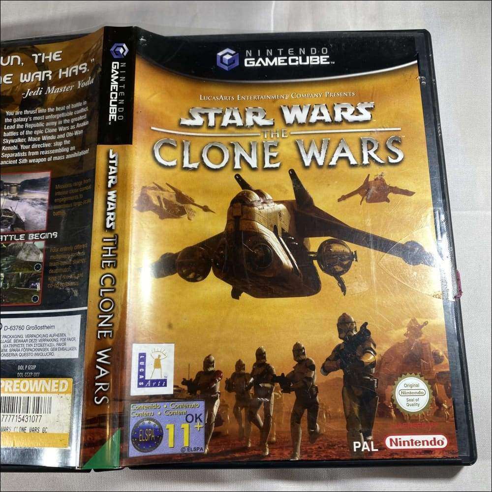 Star Wars the clone wars Nintendo GameCube game complete 4.99 ...