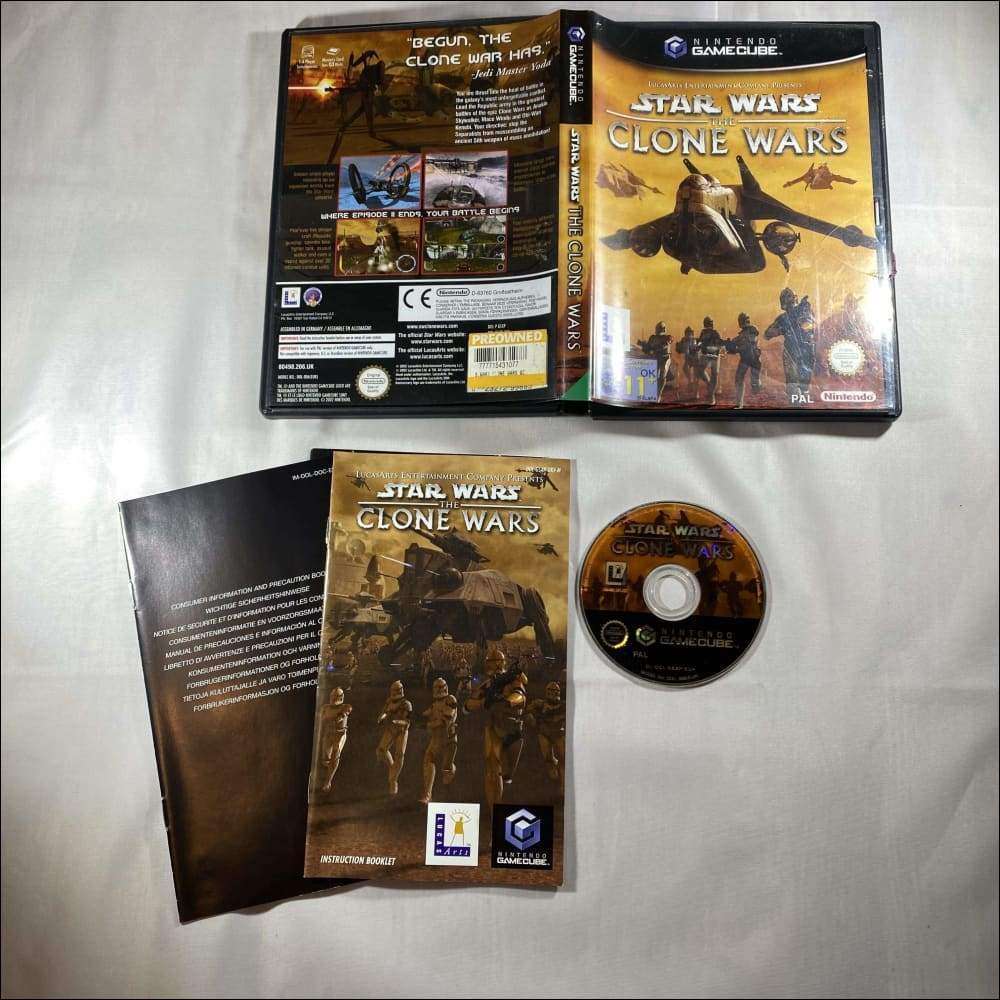 Star Wars the clone wars Nintendo GameCube game complete 4.99 ...